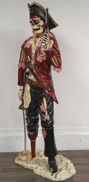 PIRATE SQUELETTE : Statues PIRATES
