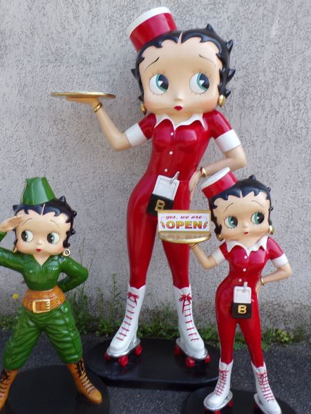 Betty Boop Serveuse : Statues USA / FIFTIES