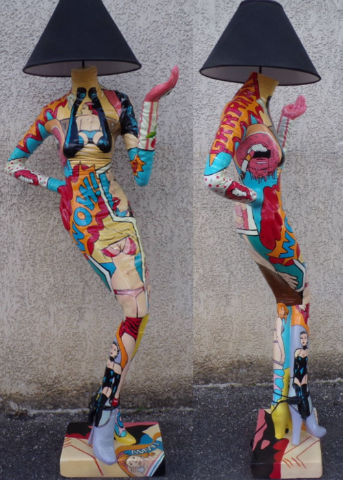 Lampe Silhouette Pop Art : Statues POP ART ET DÉCO POP